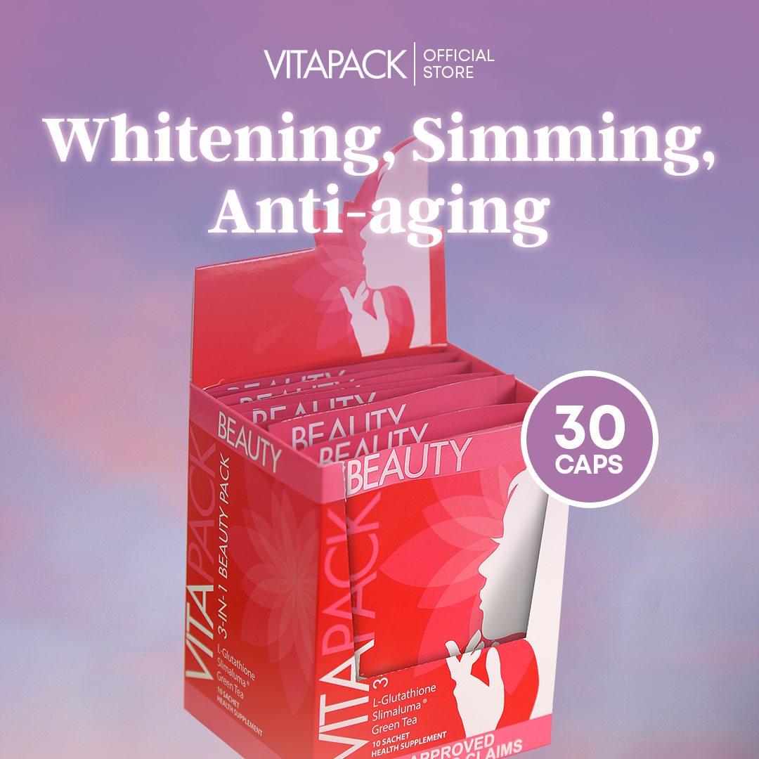 Vitapack 3-in-1 Beauty Pack for Whitening Slimming and Anti-aging ...
